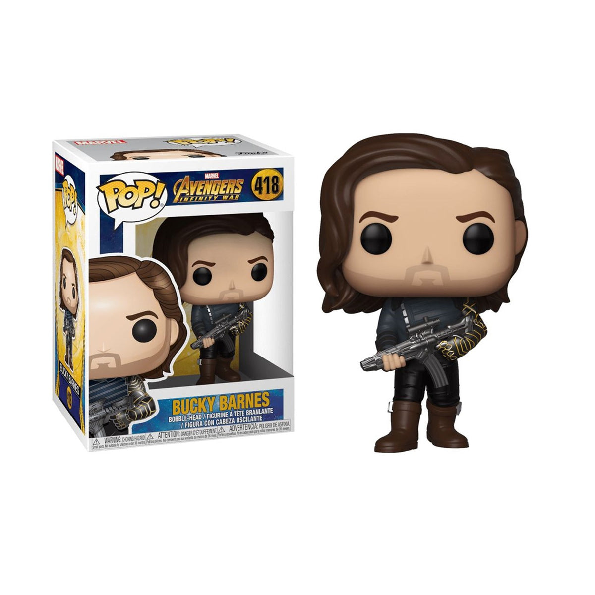 Funko Pop Marvel Avengers Infinity War Bucky Barnes 418 EC Collectibles Plus
